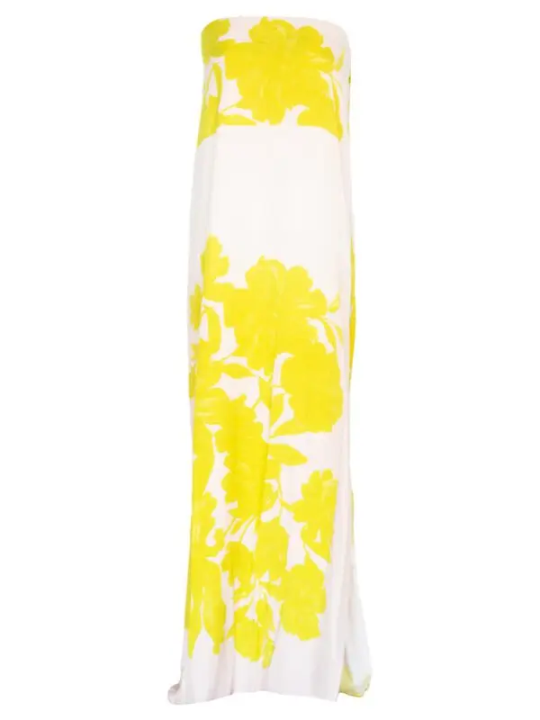 Mionè Peony Tube Dress - Yellow