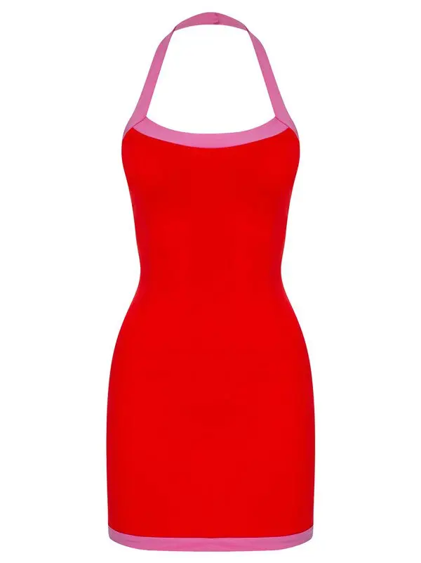 HERFETCH Mini Cosmopolitan Dress - Red
