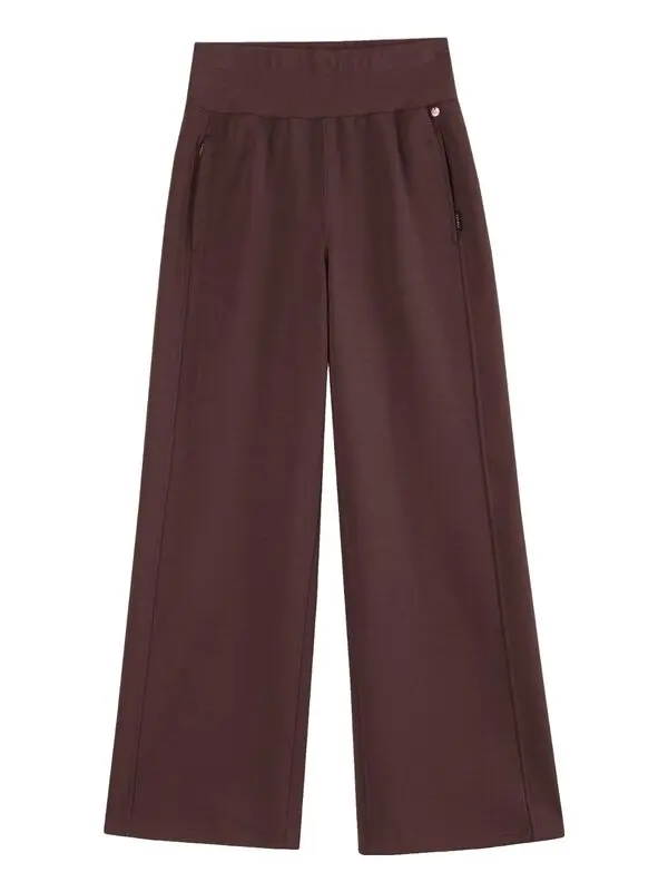 SUPESU Wide Leg Sweatpants - Brown