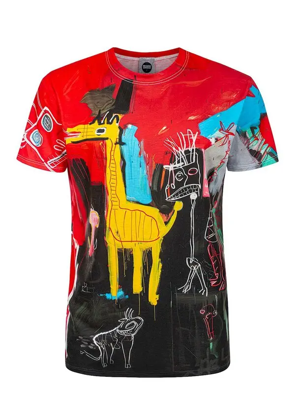 ALOHA FROM DEER Wild Life T-shirt - Red/black/yellow