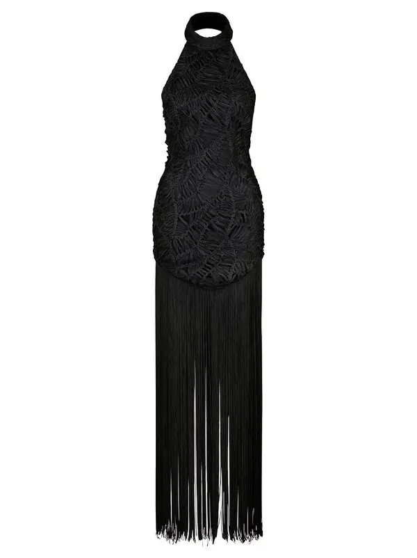 ATOIR Elle Tasseled Gown - Black