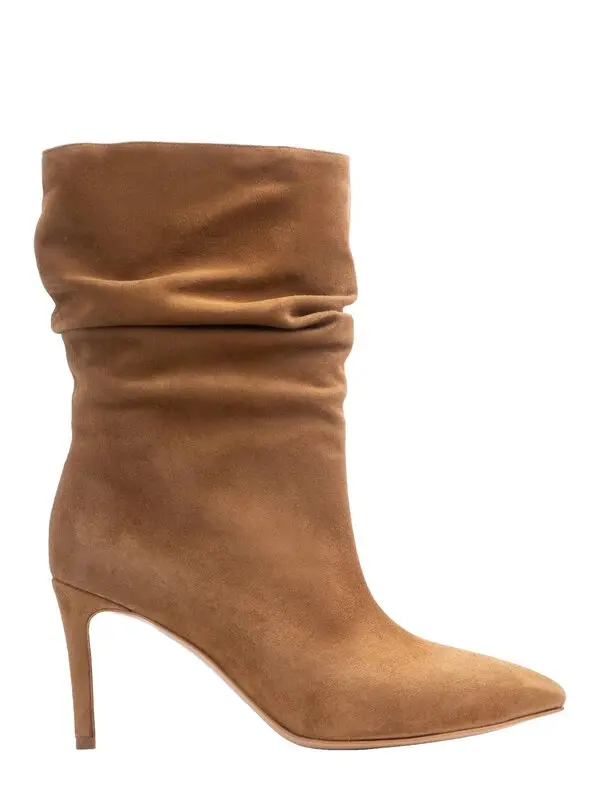 GINISSIMA Suede Eva Boots - Brown
