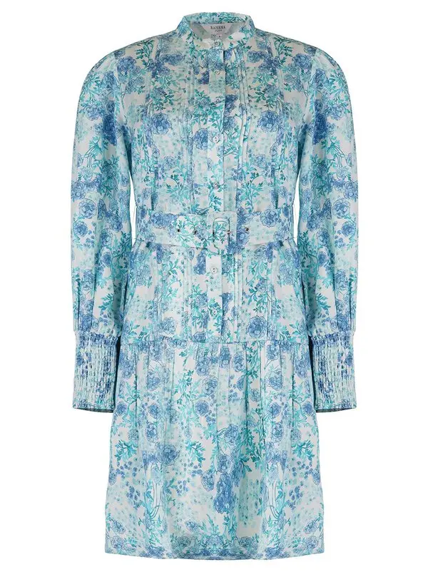RAISHMA Veronica Mini Dress - Blue