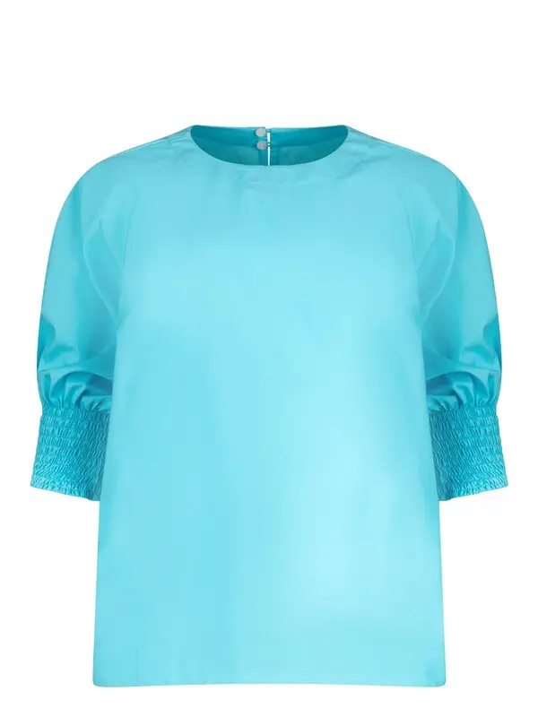 HELENE GALWAS Ildiko Blouse - Blue
