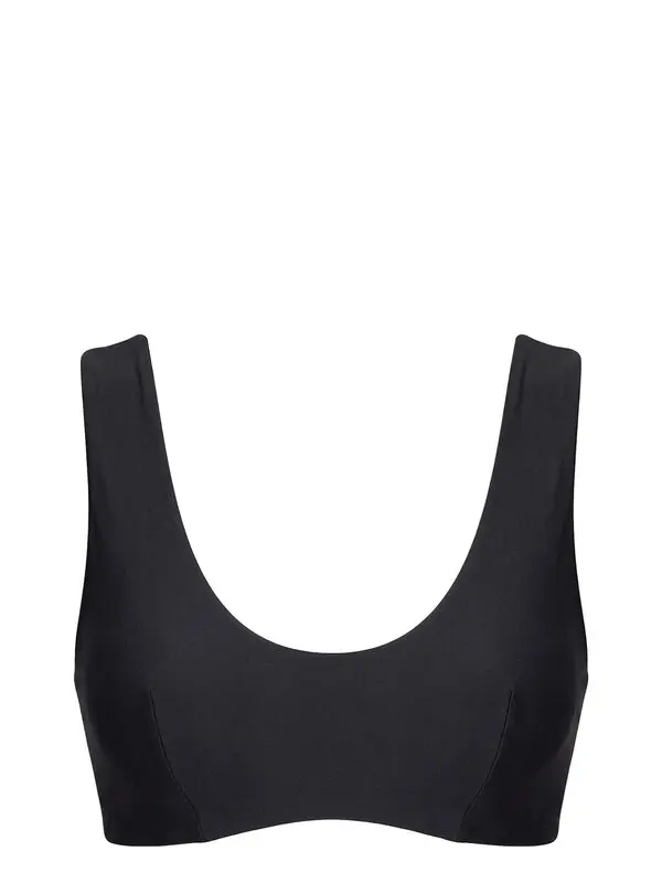 SEROTONE SWIM The Scoop Swim Bra - Black