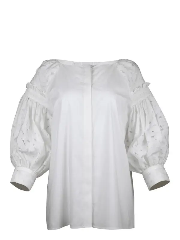 HELENE GALWAS Felicitas Blouse - White