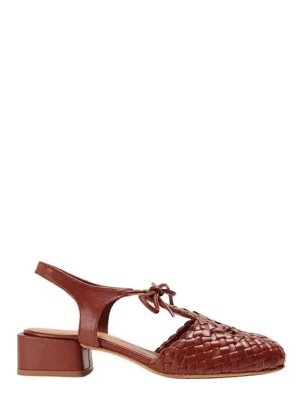 NAGUISA Mays T-bar Sandals - Brown
