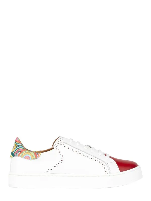 EMBASSY LONDON USA Serena Leather Sneaker - White