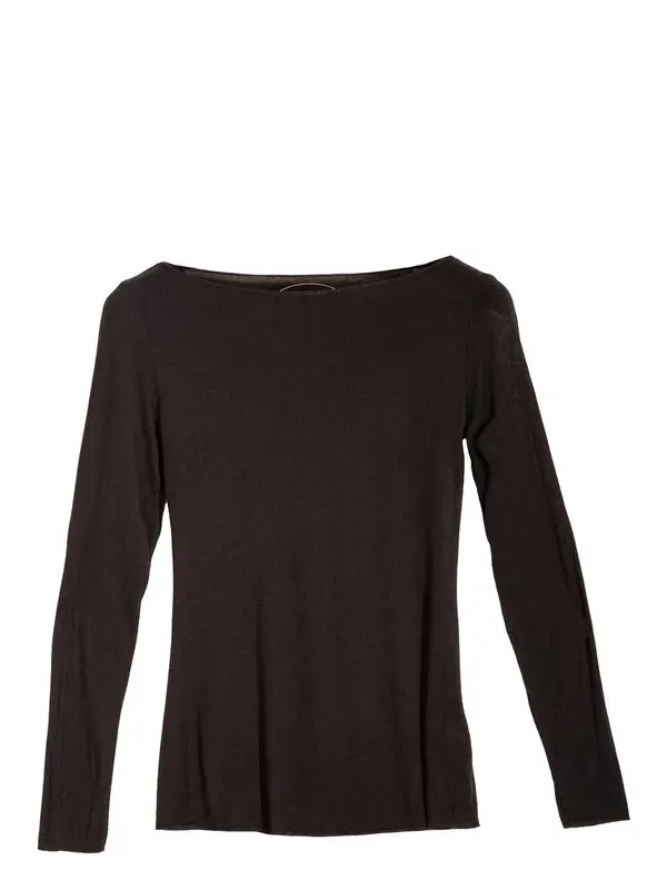 AT LAST... Slash-neck Base Layer - Black