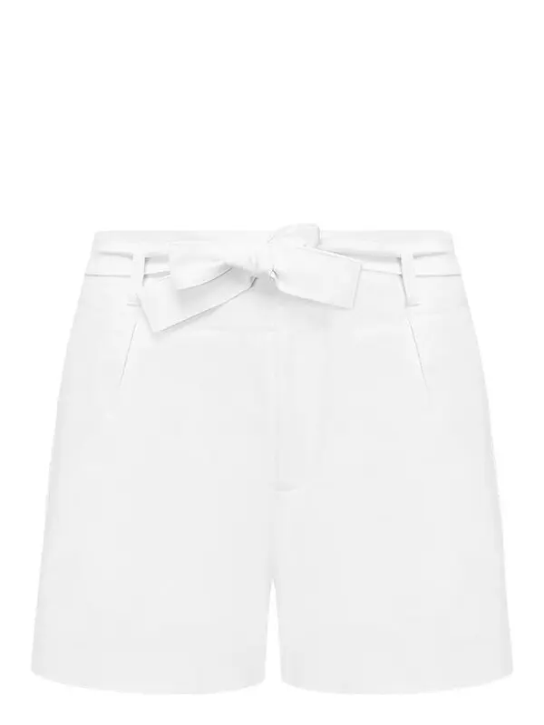MANDRAGORA Glen High-waisted Shorts - White