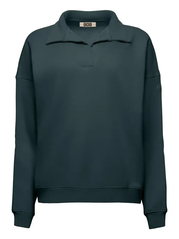 OCIO LEISUREWEAR Polo Crewneck - Green
