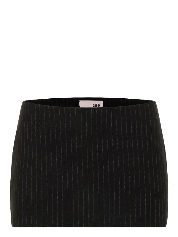 COME ON Bela Lugosi Mini Skirt - Black