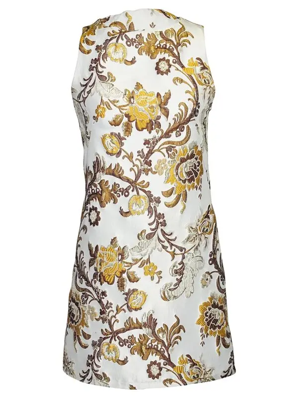 JENNAFER GRACE Penelope Mod Mini Dress - Gold/yellow