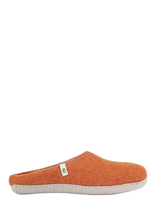 EGOS COPENHAGEN Clay Felt Slipper - Orange