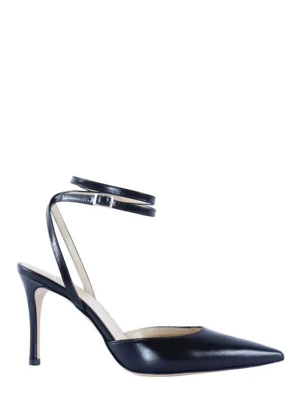 MAILE Iris Pump Heel In Silky - Black