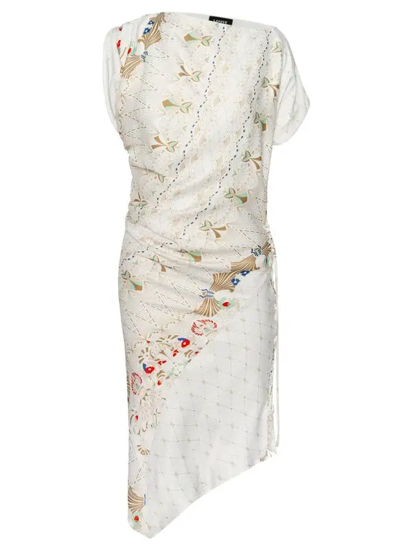 LAHIVE Lotus Bias Dress - White