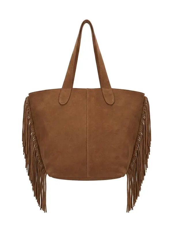 NOOKI DESIGN Vancouver Suede Tote - Beige