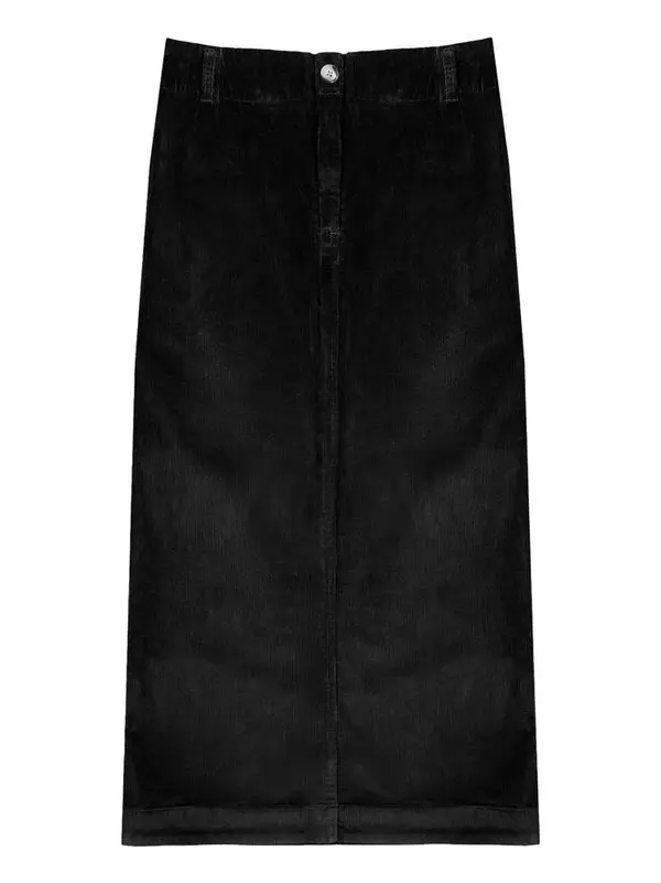 RAVE ON TREND Corduroy Skirt - Black