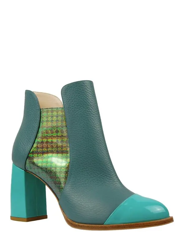 MOON D'ELLE Aurora Ankle Boots - Green