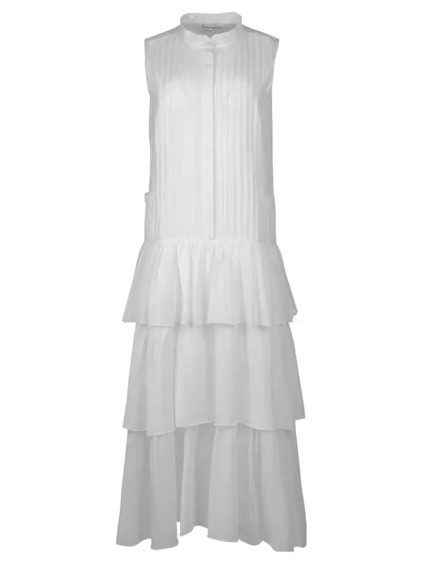 HELENE GALWAS Florence Maxi Dress - White