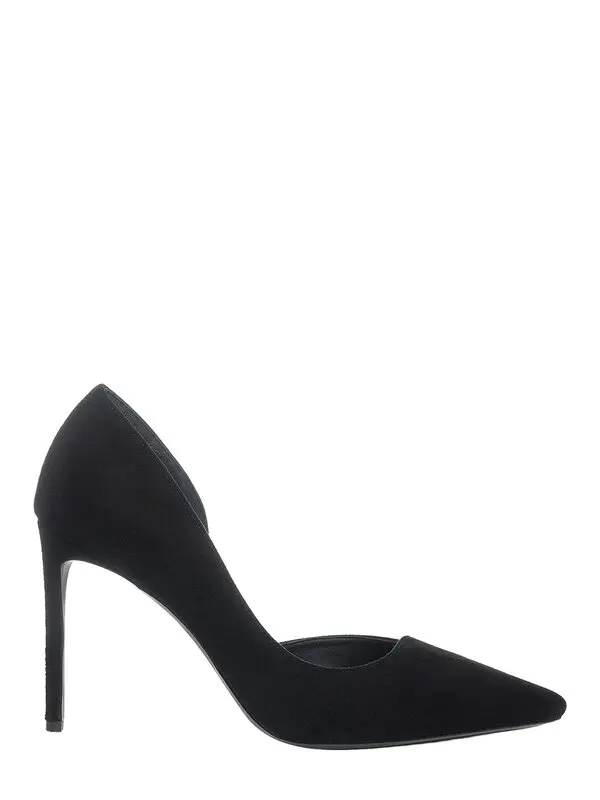 GINISSIMA Samantha Asymmetric Cut Out Stiletto Pumps - Black