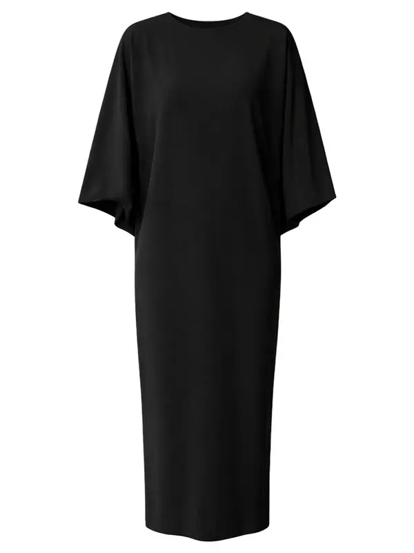 NOLA Sion Batwing Sleeve Midi Dress - Black