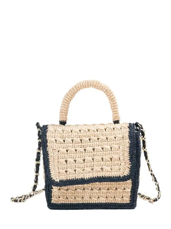 ZANATANY CONCEPTS Brouly Raffia Tote - Black