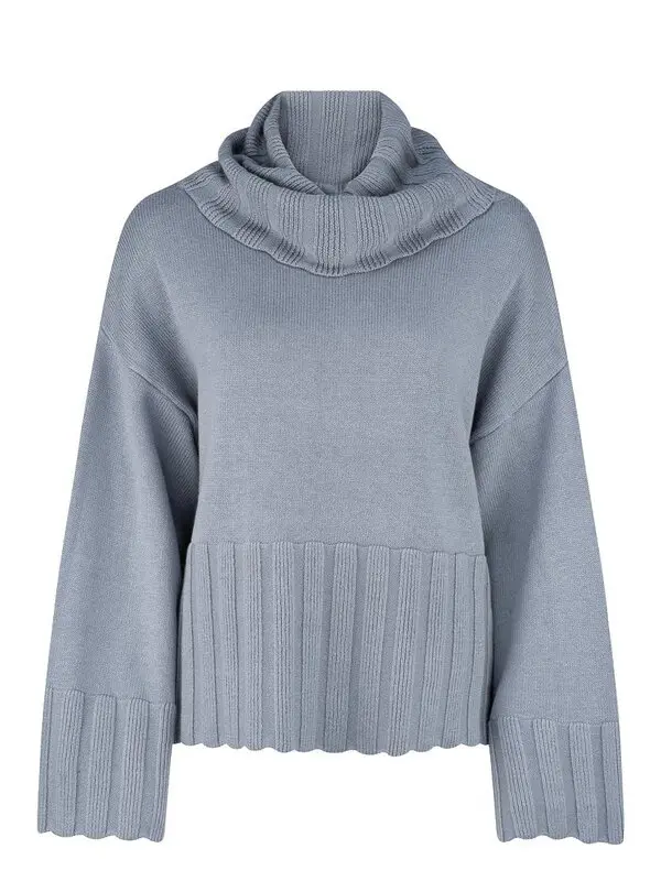 DREF Venus Rollneck Jumper - Blue
