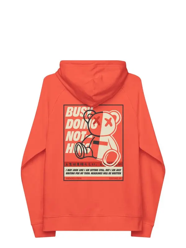 ANCHOR & CREW Busy Doing Nothing Editions Organic Cotton Hoodie - Orange
