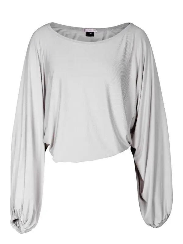 CARLTON JONES Cyclades Cropped Top - Grey