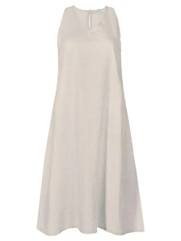 REISTOR Hemp Midi-dress - White