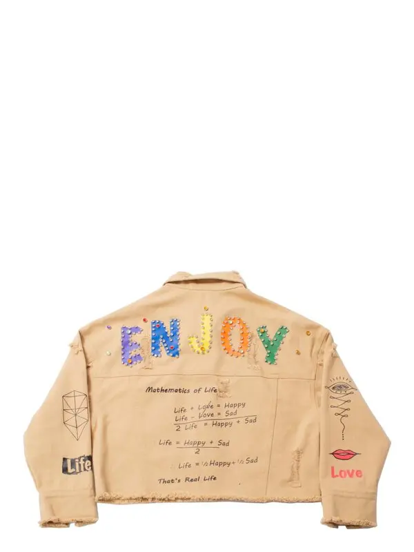MATSOUR'I Denim Enjoy Jacket - Brown