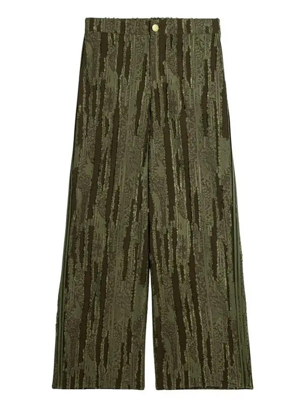 NOCTURNE Textured Wide-leg Pants - Yellow