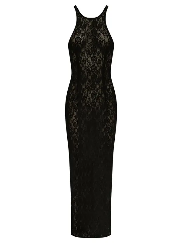 JUNIE Tanya Lace Dress - Black
