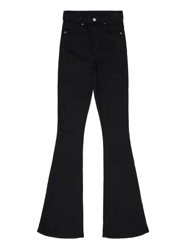 DR. DENIM Moxy High Flare Jeans - Black