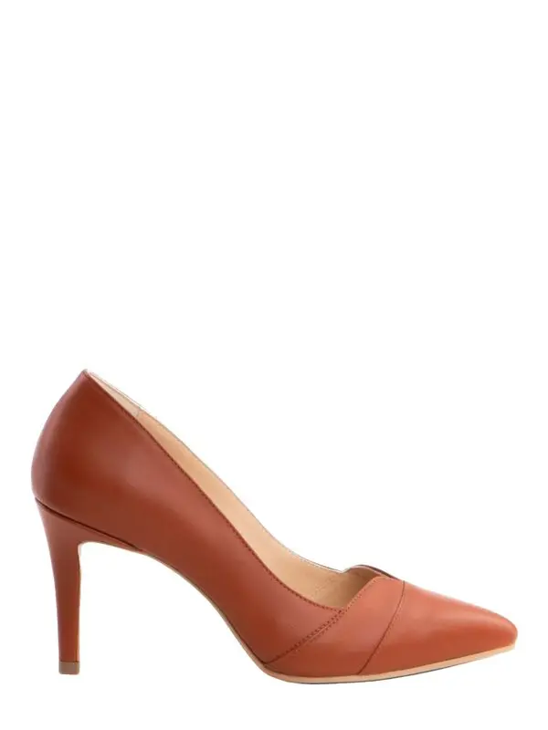 THE 5TH ELEMENT Yuki Leather Pumps - Orange