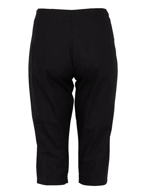 ZETAYE Celeste Linen Cotton Capri Pant - Black