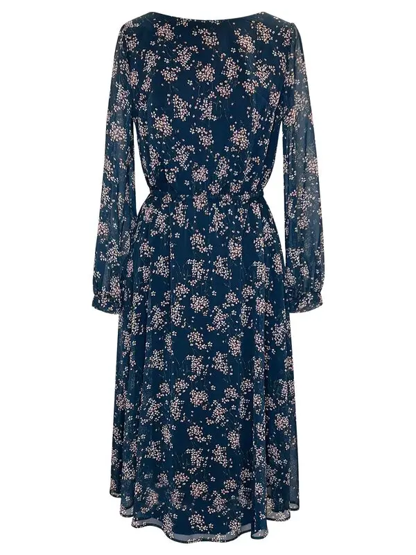 ALIE STREET LONDON Marissa Floral Print Dress - Blue
