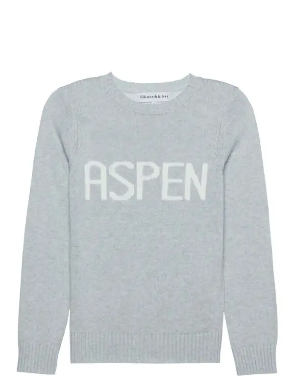 ELLSWORTH + IVEY Aspen Crewneck Sweater - Grey