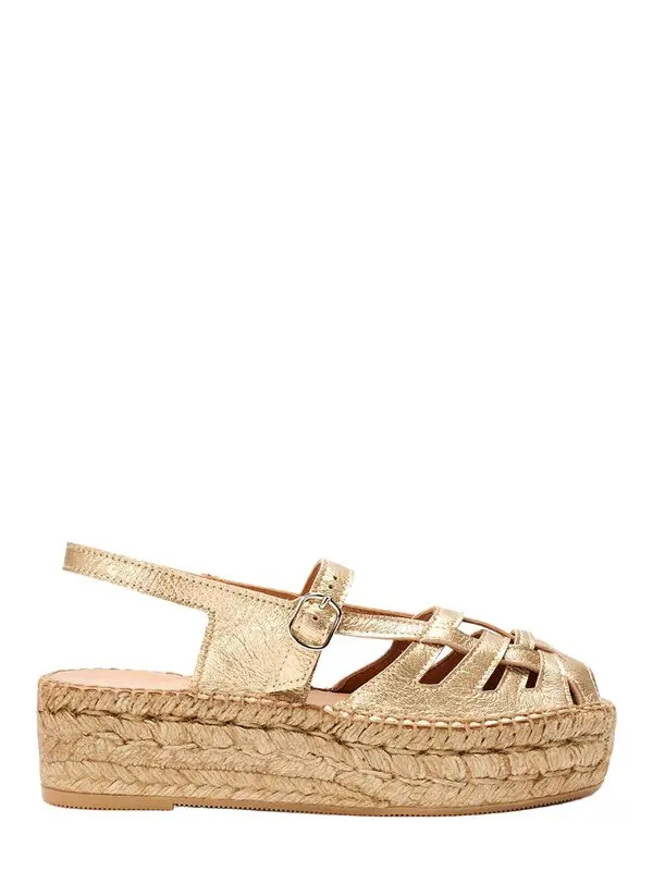 NAGUISA Thalis Espadrilles - Gold