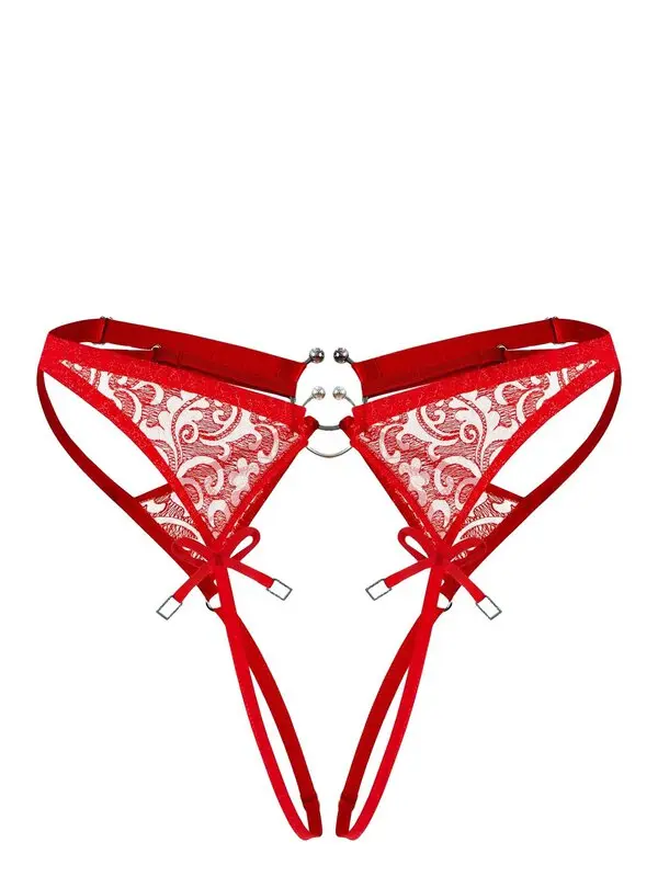 ZHILYOVA Aurora Bright Ouvert Brief - Red