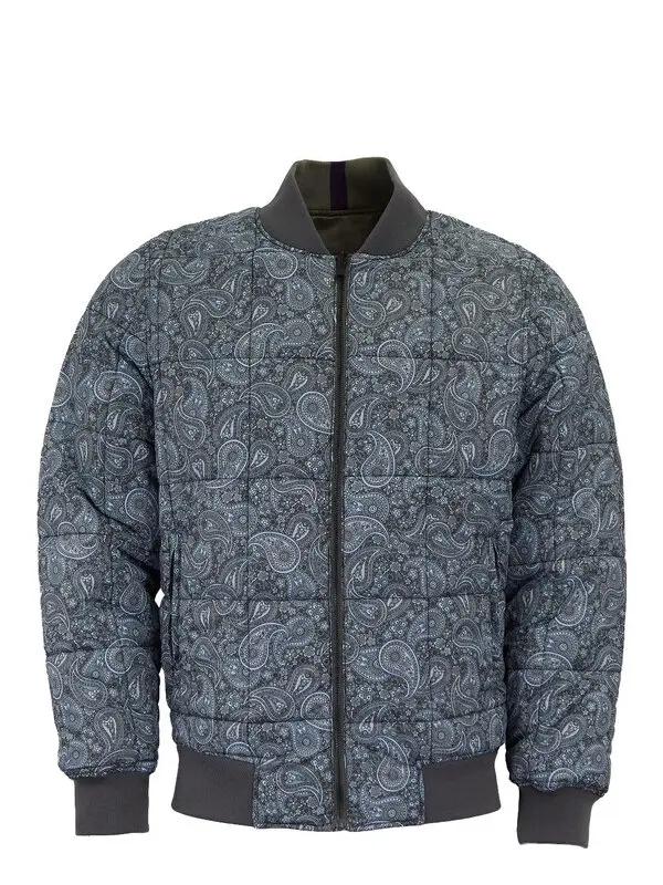 LORDS OF HARLECH Ron Reversible Jacket - Green