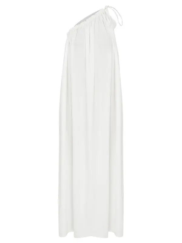 NAZLI CEREN Chrissy One-shoulder Dress - White