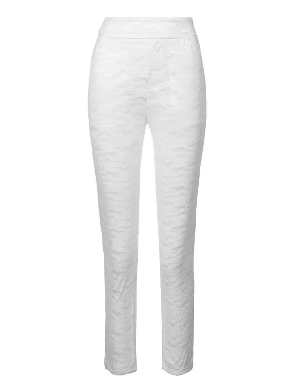 AMY LYNN Penny Lace Capri Pants - White