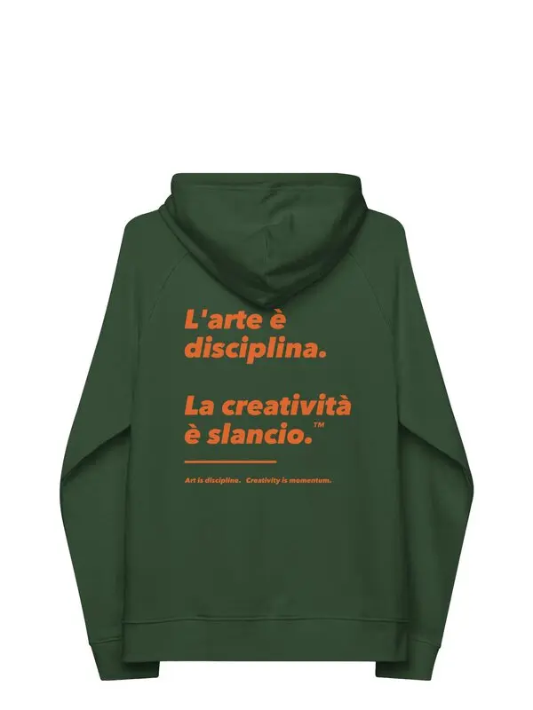 ANCHOR & CREW Art & Momentum Creative Standard Organic Cotton Hoodie - Green