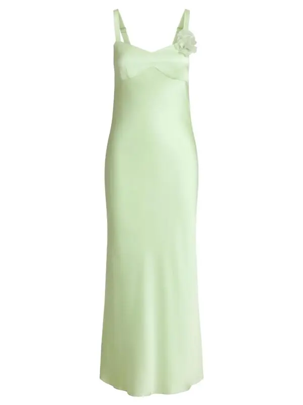 SCARLETT GASQUE Ella Silk Dress - Green