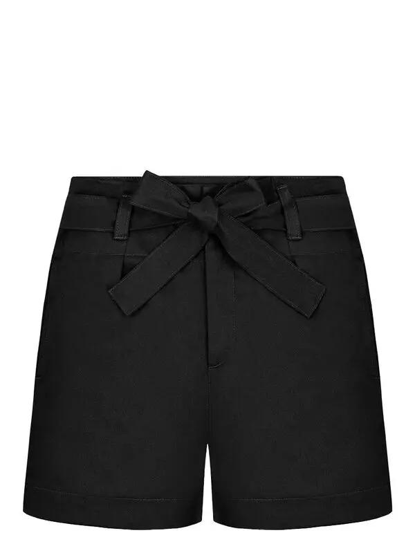 MANDRAGORA Glen High-waisted Shorts - Black