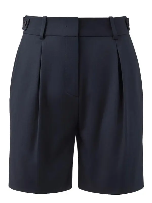 ELUNE MODE Side Tab Pleated Shorts - Blue