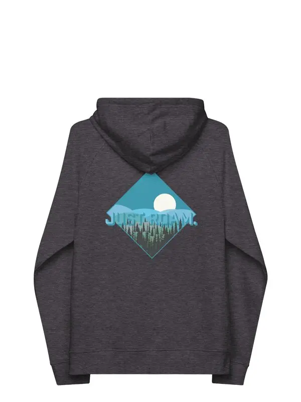 ANCHOR & CREW Organic Cotton Raglan Hoodie - Black