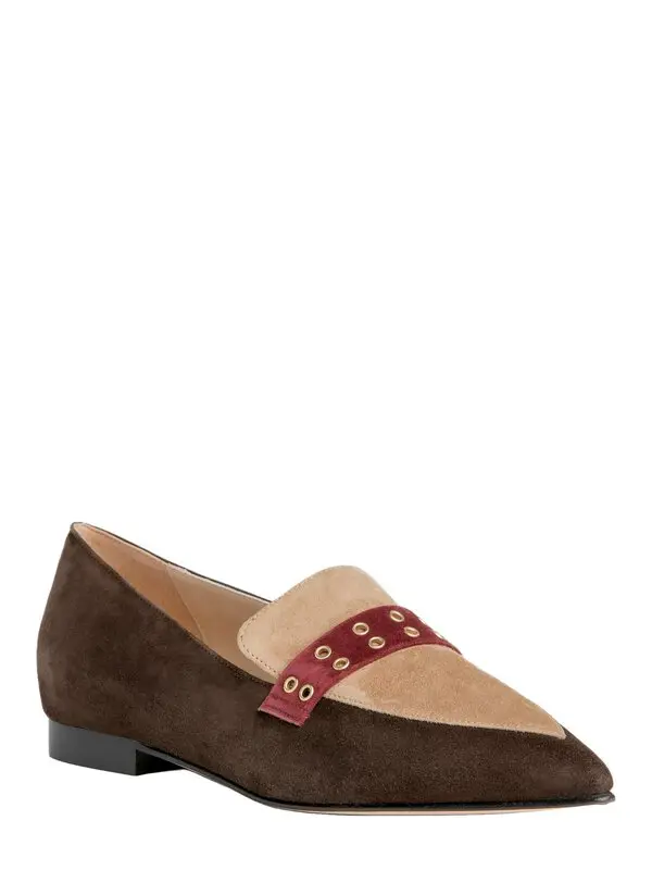 BEAUTIISOLES BY ROBYN SHREIBER Cecily Suede Loafer - Brown